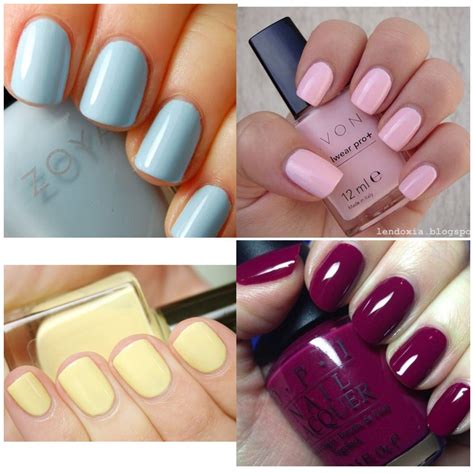 Cute Solid Nail Colors