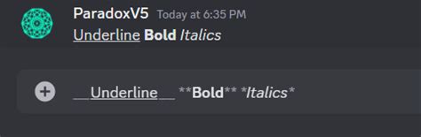 Discord Markdown Discord Markdown