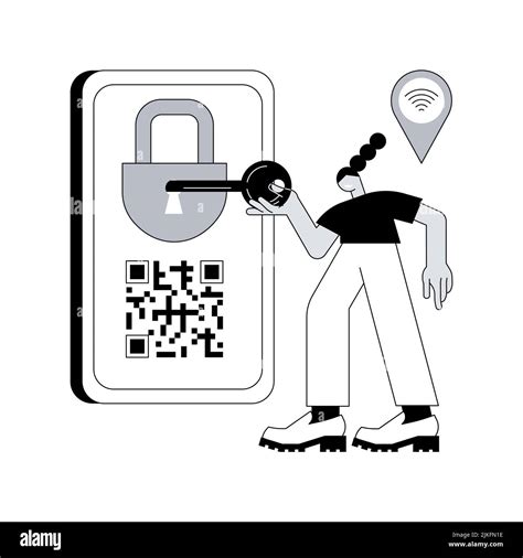 Access Control System Abstract Concept Vector Illustration Security System Authorize Entry