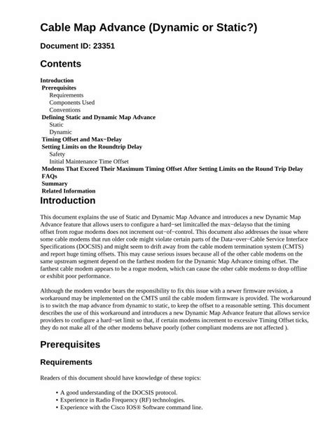 Pdf Cable Map Advance Dynamic Or Static Pdf Dokumen Tips