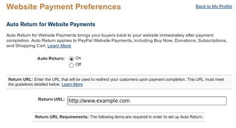 Paypal Integration Auto Redirecting To Application After Processing Payment To The New Blog