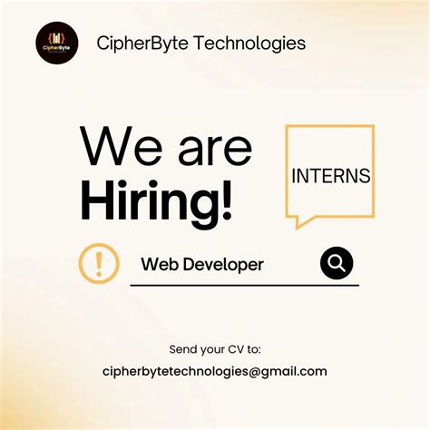 Cipherbyte Technologies On Linkedin Interns Interested