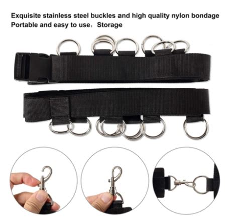 Adult Handcuffs Sm Bed Game Restraint Erotic Bondage Ropes Bdsm Set For Couples Ebay