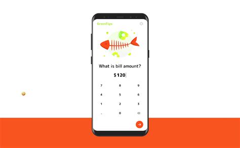 Green Tip Tip Calculator App On Behance