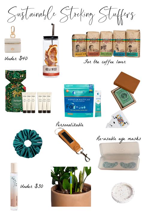 Sustainable Stocking Stuffers Curated By Jennifer
