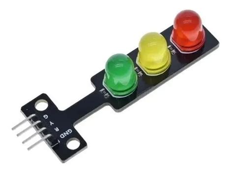 50 X Módulo Semáforo Led 8mm Para Arduino Esp8266 Pic Parcelamento