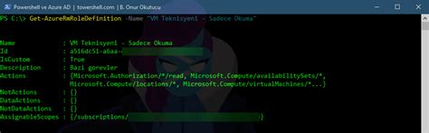 Powershell Ile Azure Yonetimi Azure Ad Part 4 Yeni Bir Ad Rolu Olusturmak Baki Onur Okutucu
