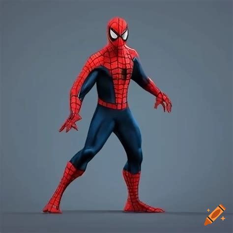 Spiderman Standing Upright On Craiyon