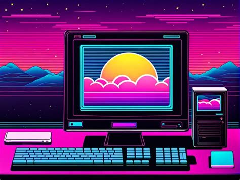 Premium Photo Retro Browser Computer Window In 90s Vaporwave Style With Smile Face Hipster