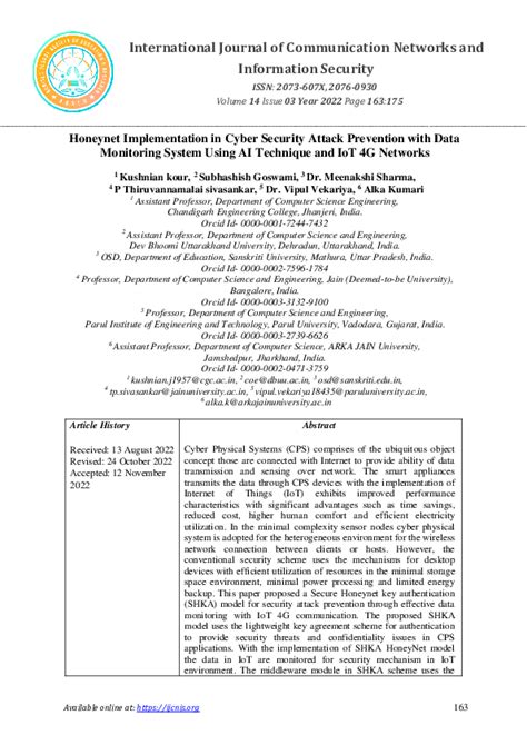 pdf honeynet implementation in cyber security attack prevention with