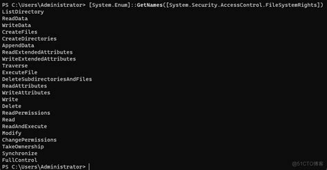 如何用powershell管理文件和目录权限 Ganzys Blog的技术博客 51cto博客
