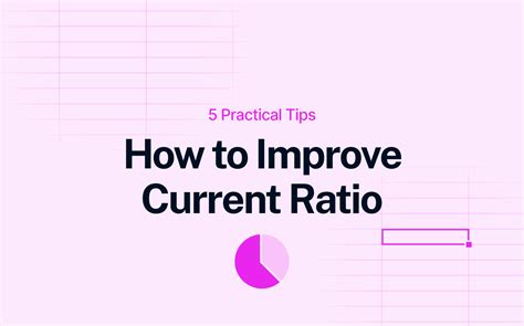 5 Real World Tactics That Improve Your Current Ratio Fast