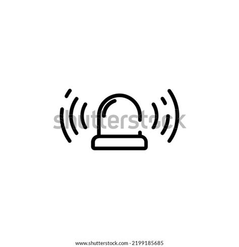 Alarm Timer Dotted Line Icon Vector Stock Vector Royalty Free