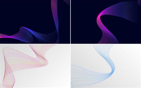 Premium Vector Wave Curve Abstract Vector Backgrounds For A Modern And Sleek Look