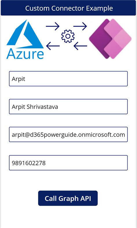 Arpits Dynamics 365 Blog Powerapps Call Microsoft Graph Api In Canvas App