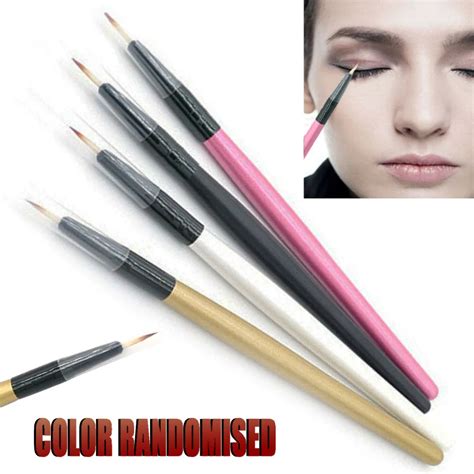 1pc 전문 화장품 아이 브러쉬 아이 섀도우 아이 립 아이 라이너 브러쉬 나무 손잡이 메이크업 젤 아이 라이너 브러쉬 여성을위한아이섀도우 어플리케이터 Aliexpress
