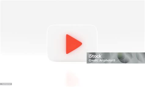 파스텔 배경에 흰색 색상의 둥근 재생 버튼 재생 클립 오디오 재생을위한 비디오 아이콘 로고의 개념 3d 렌더링 그림 인터페이스 기호를 재생합니다 소셜 미디어 및 웹 사이트