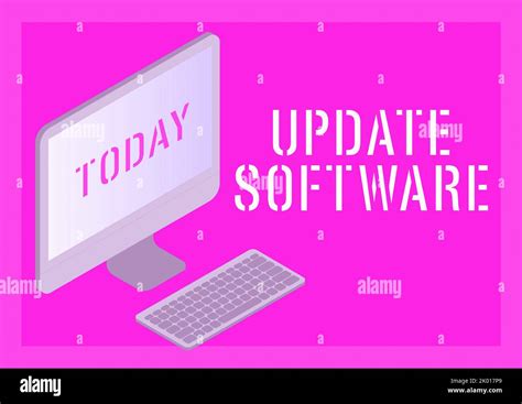 Text Showing Inspiration Update Softwarereplacing Program With A Newer