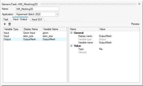 Define Inputs And Outputs