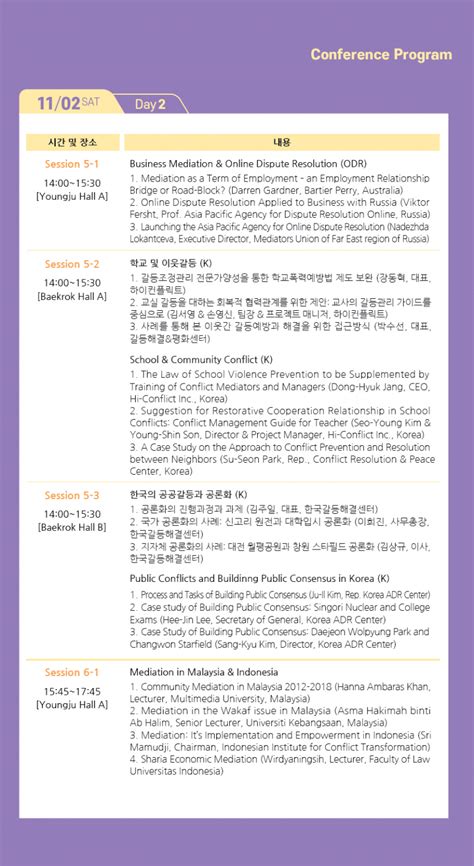 9th Apmf Conference Day 2 2 Apmf 컨퍼런스 한국갈등조정가협회