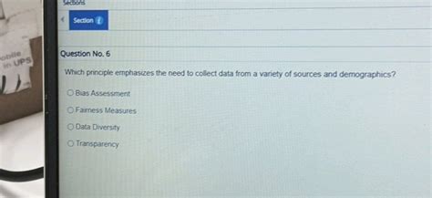 Sections Secton I Question No Which StudyX