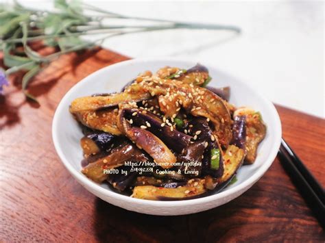 구운 가지무침 만드는법 가지요리 에어프라이어 가지구이 호박 반찬 가지샐러드 A19