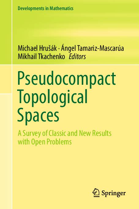 Pdf Pseudocompact Topological Spaces