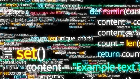 Python Data Programming Code Illustrated With Digital Technology