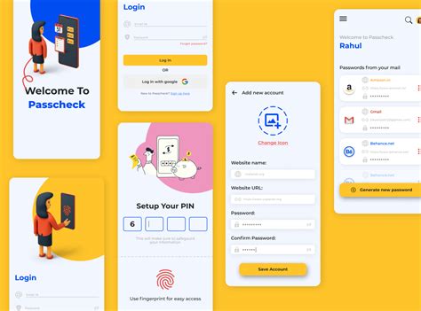 Password Saving App UI By Rahul Debnath On Dribbble