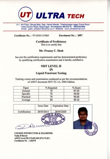 Asnt Level Ii In Liquid Penetrant Testing Pdf