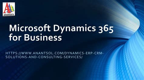 Ppt Microsoft Dynamics 365 For Business Powerpoint Presentation Free