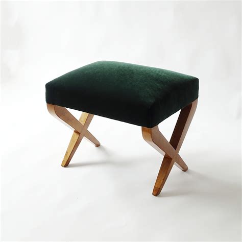 Italian 1940s Pair Of Cross Legged Stools Sg Gallery Milano