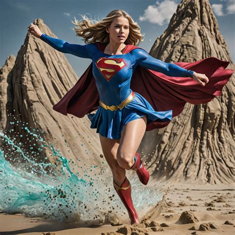 Supergirl Blue Slime Peril By Aeazine On Deviantart