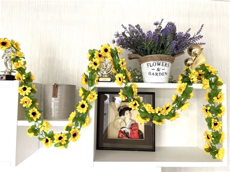 Искусственная лиана с подсолнухами 2 метра Id 1618309548 цена 88 ₴ купить на Prom Ua