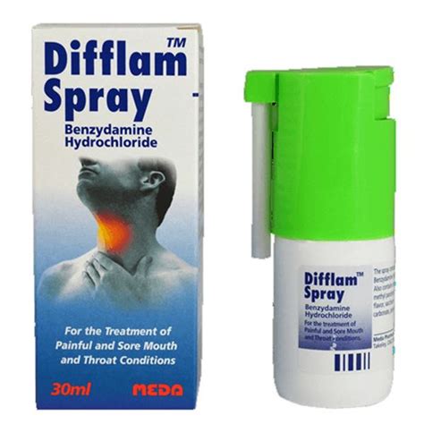 Difflam Spray 015 Oromucosal Spray Crowleys Pharmacy