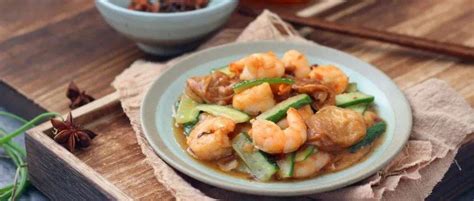 【美食diy】虾仁油面筋黄瓜