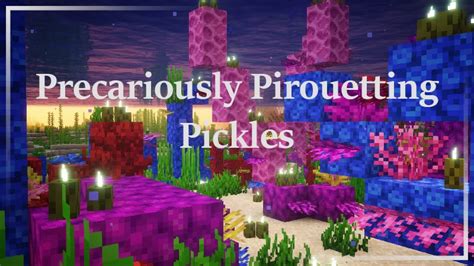 Precariously Pirouetting Pickles Rotating Sea Pickles Stand Alone