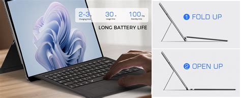 Junfire Detachable Keyboard For Microsoft Surface Pro 7