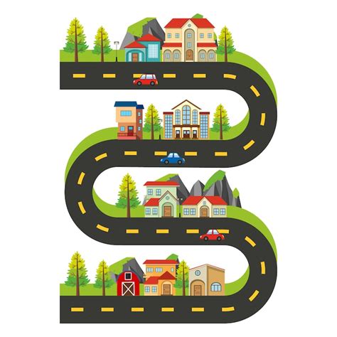 Street Map Clip Art Street Map Clip Art