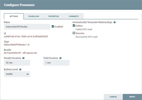 falied to properly initialize processor · issue 3 · linksmart nifi opc ua bundles · github