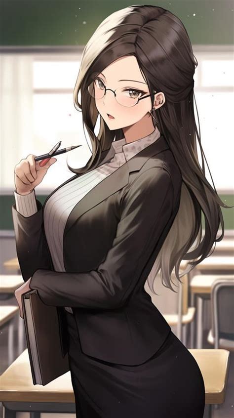 High School Anime Cute Women Teacher 1060 Photo 29319