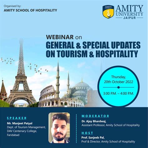 Dr Ajay Bhardwaj On Linkedin Amity School Of Hospitality Is Going To