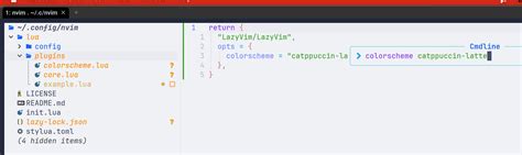 Different Results Between Set Colorscheme From Command And From Config · Lazyvim Lazyvim