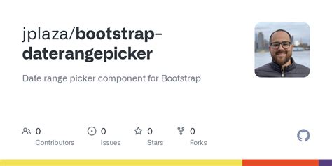 Github Jplazabootstrap Daterangepicker Date Range Picker Component