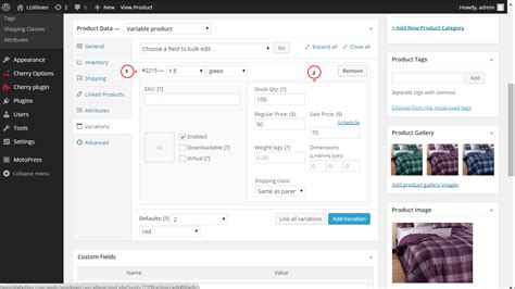 Woocommerce How To Add Variable Product Template Monster Help