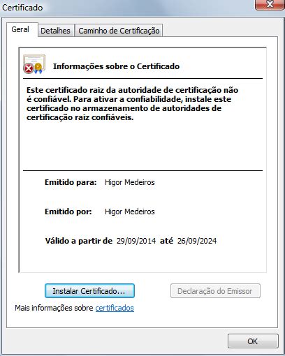 Gerando um certificado digital você mesmo DevMedia