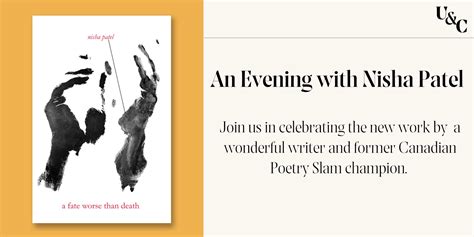 An Evening With Nisha Patel Upstart And Crow
