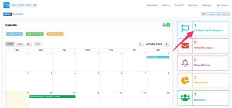 Time Off Approval Workflow Time Off Cloud