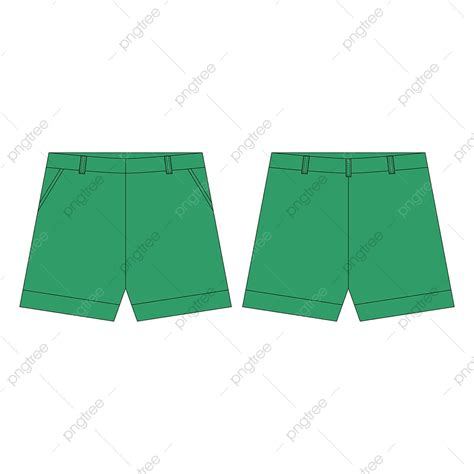 흰색 배경에 고립 된 소녀를위한 녹색 색상의 반바지 바지 에 천 반바지 Png 일러스트 및 벡터 에 대한 무료 다운로드 Pngtree
