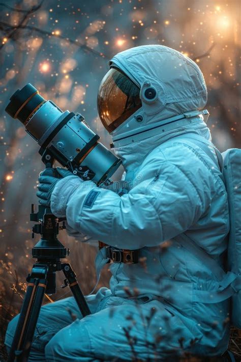 Celestial Discovery Cosmic Science Astronomy Passion Planetary Observation Telescope Focus